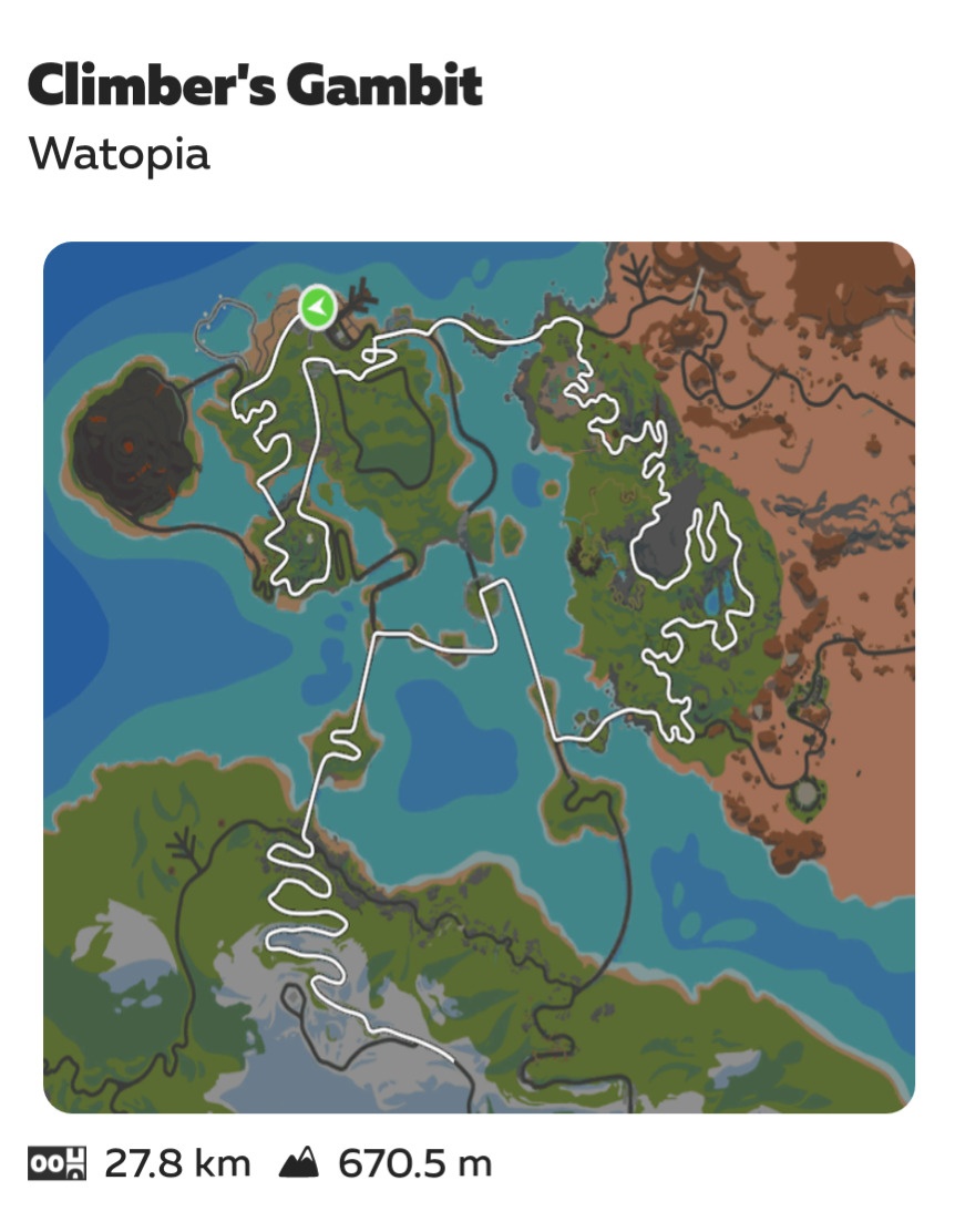 【ZWIFT】WATOPIA ルート コース一覧｜おがくずブログ【ロードバイクのブログ】