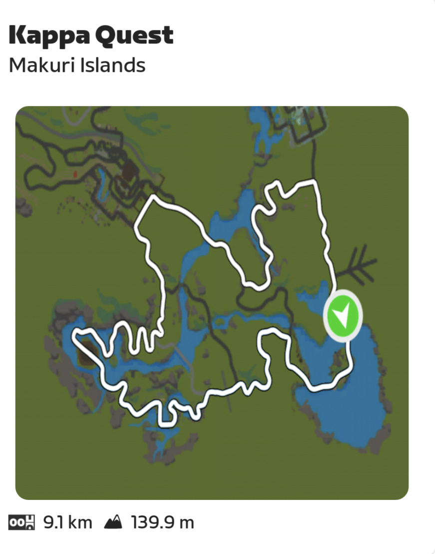 【Zwift】Makuri islands Yumezi コース一覧｜おがくずブログ【ロードバイクのブログ】