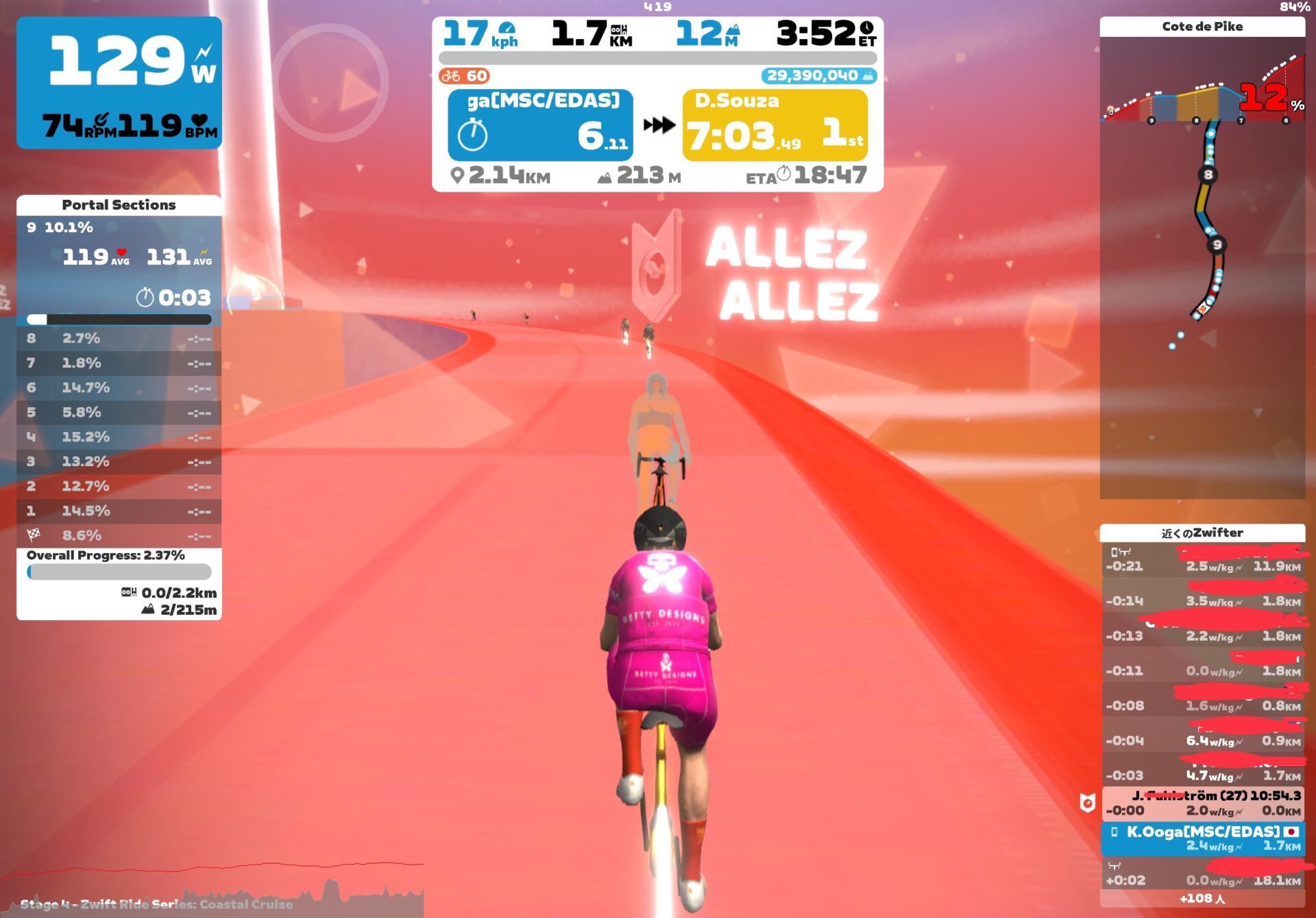 ZWIFT クライムポータル(Climb Portal)とは？実在する山のヴァーチャル体験を解説するよ｜おがくずブログ【ロードバイクのブログ】