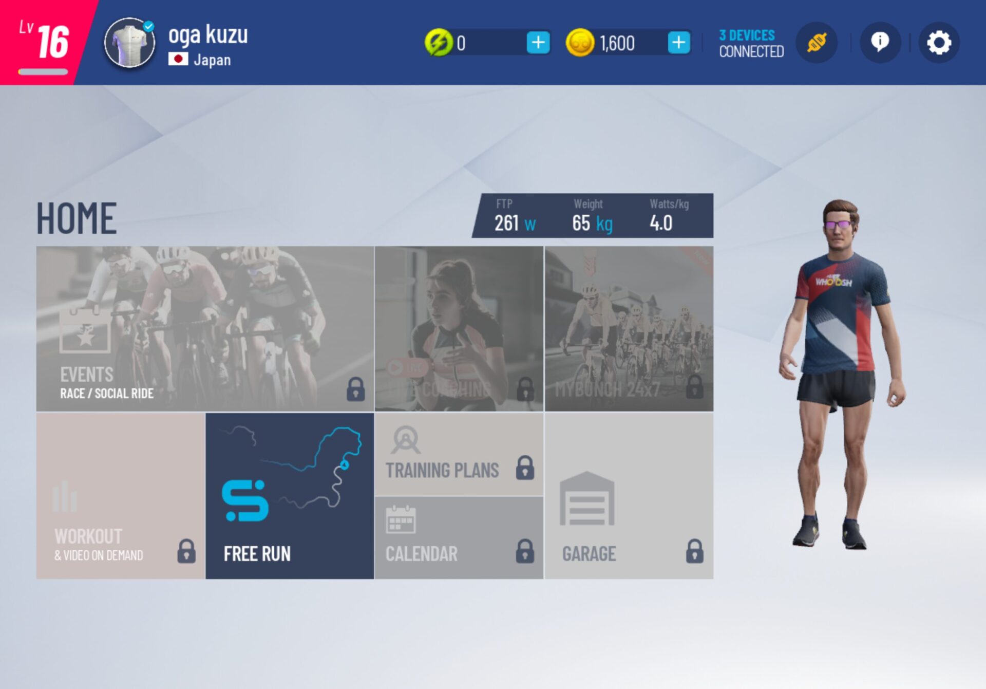 MY WHOOSHでRUNができる？使い方とポイントを解説します｜おがくずブログ【ロードバイクのブログ】